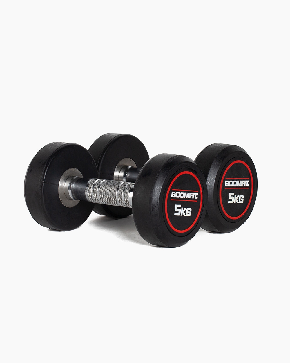 Halteres Redondos de Musculação 5Kg (Par) - BOOMFIT