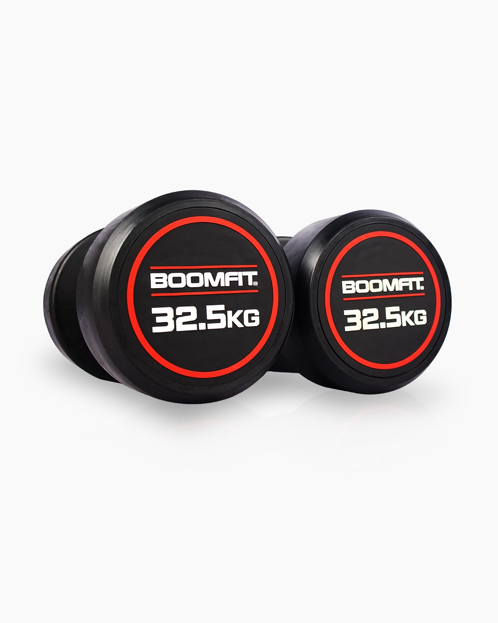 Halteres Redondos de Musculação 10Kg (Par) - BOOMFIT