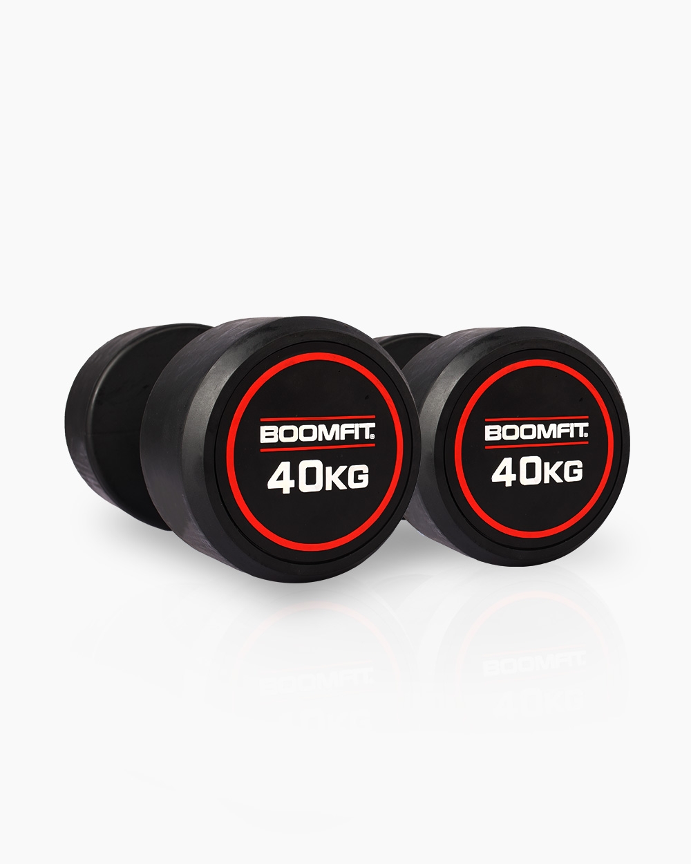 Halteres Redondos de Musculação 10Kg (Par) - BOOMFIT